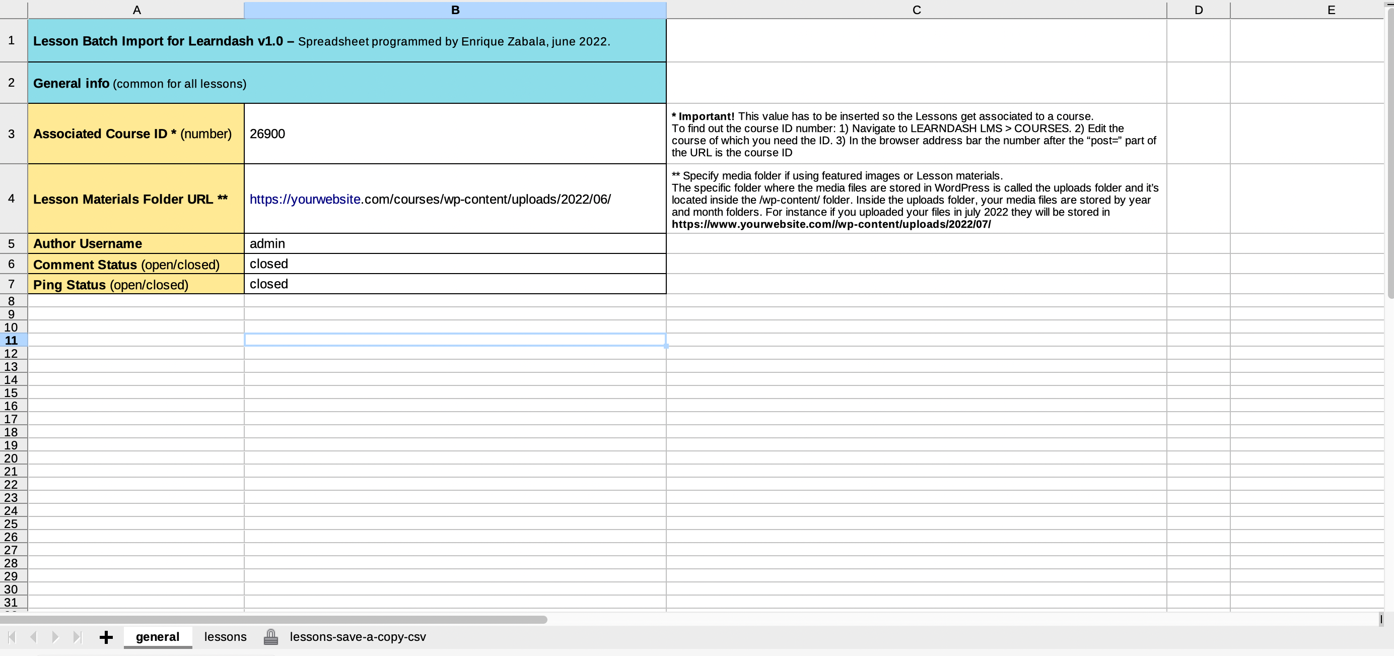 Batch Import Lessons And Topics To Learndash For Free